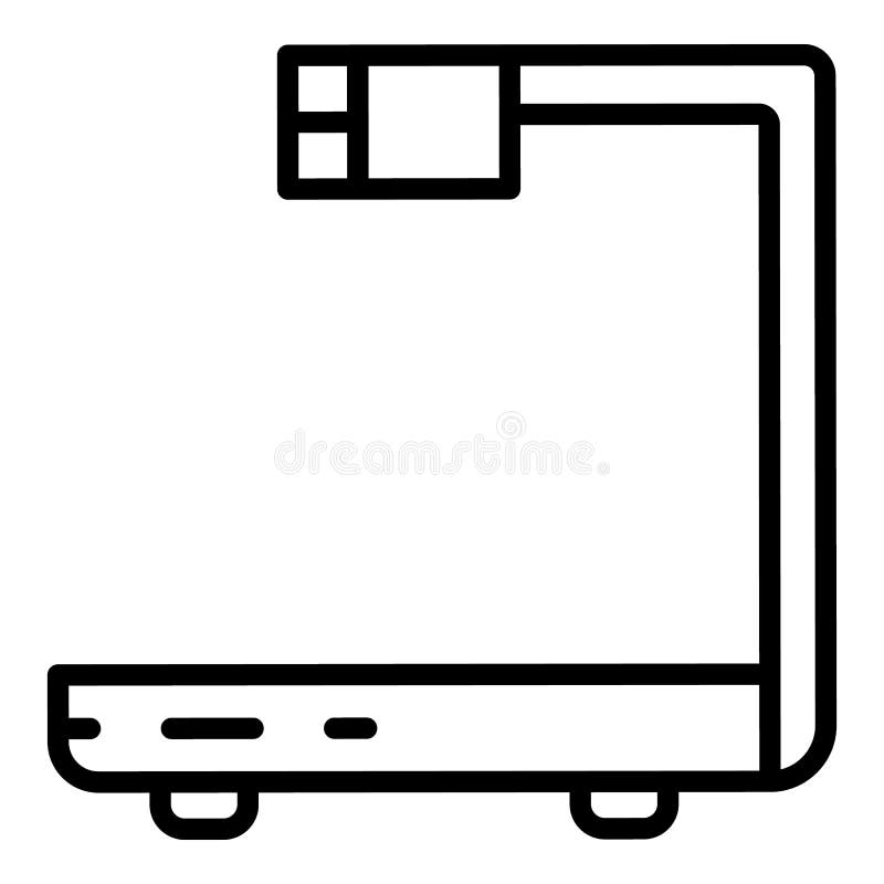 Person Scales Comparison Icon, Outline Style Stock Vector ...