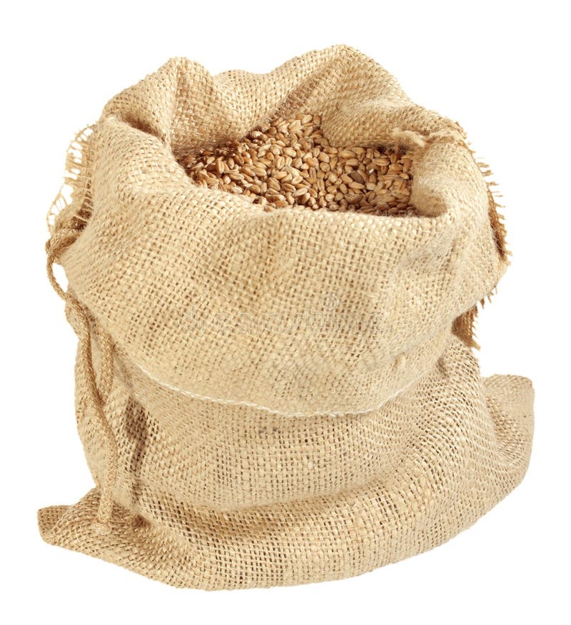 Empty burlap sack stock image. Image of studio, empty - 26724195