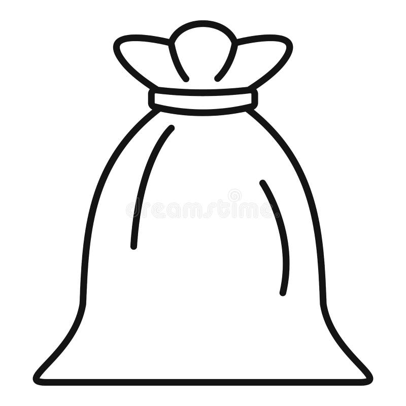 Sack Outline Stock Illustrations – 4,381 Sack Outline Stock ...