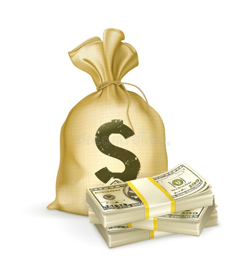 Stack of money stock vector. Illustration of finance - 24511042