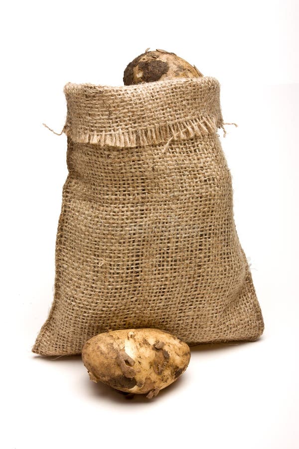Sack of Spuds stock photo. Image of burlap, heap, abstract - 15286816