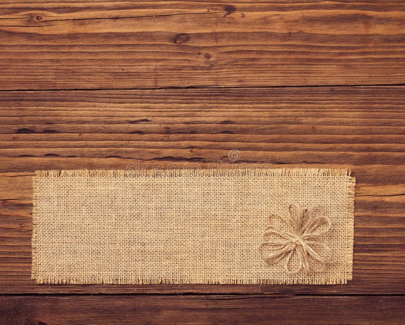 Rope Bow Tag. Jute Wrapping Collection for Present and Pricing Stock ...