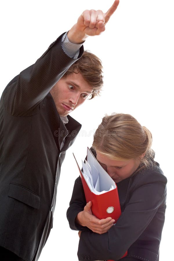 Sacked busineswoman stock photo. Image of blonde, hand - 37684780