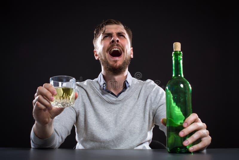 Sacked Manager with Bottle stock image. Image of characters - 61414167