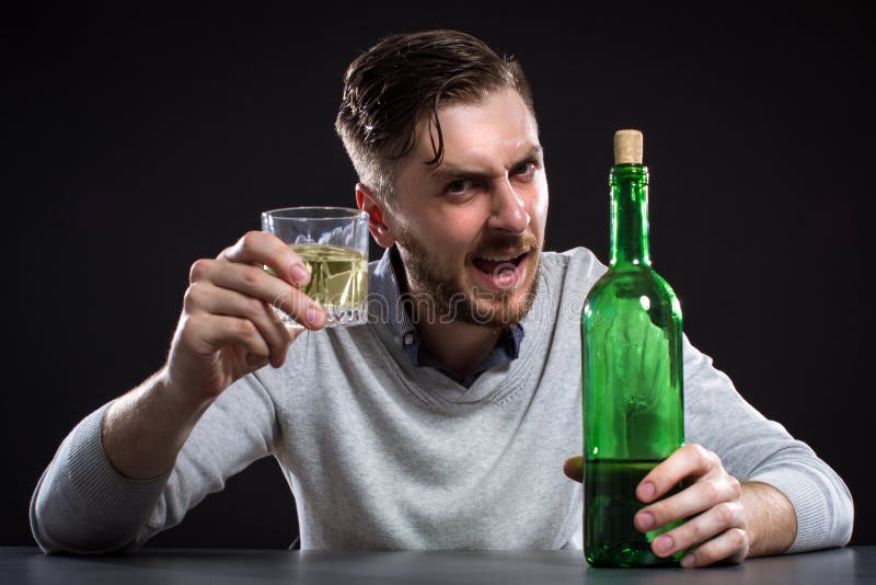 Sacked Manager with Bottle stock image. Image of dismissed - 61410161