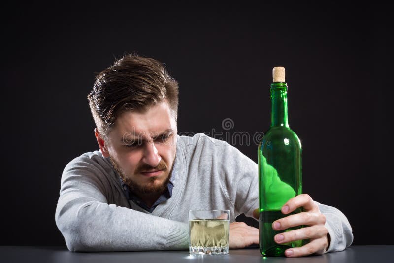 Sacked Manager with Bottle stock image. Image of males - 61412993