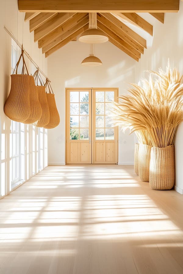 Sacks of Onions Dangle from the Ceiling of a Ventilated Warehouse As ...