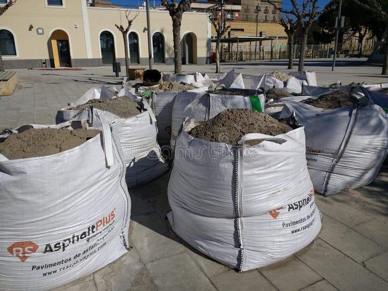 Rubble sacks stock photo. Image of sack, rubble, brick - 43390880