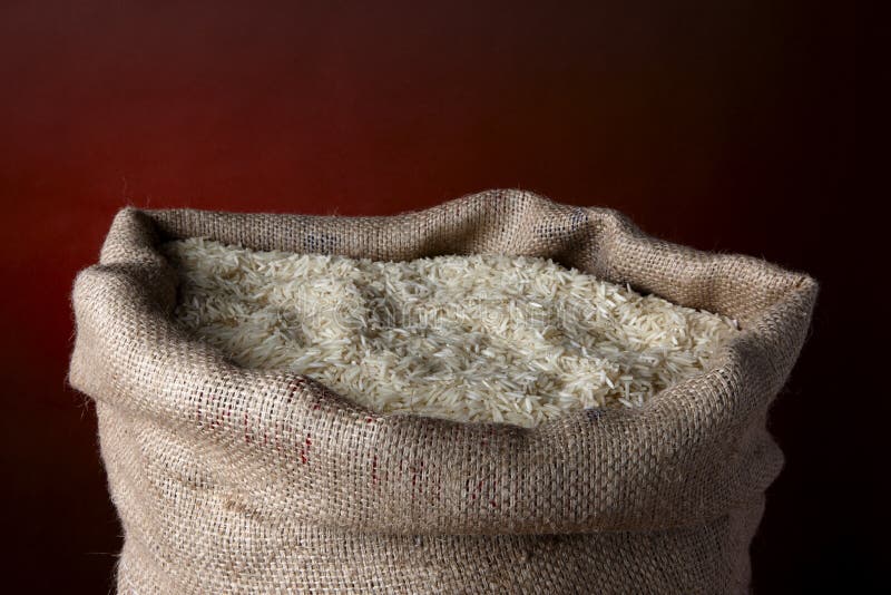 Saco de arroz blanco imagen de archivo. Imagen de macro - 17911489