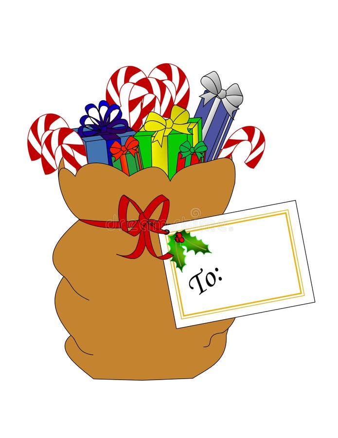 Saco de Santa stock de ilustración. Ilustración de navidad - 21892016