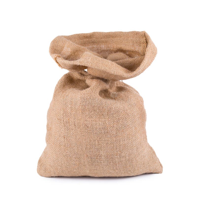 Saco De Un Saco Aislado En Un Fondo Blanco Imagen de archivo - Imagen ...