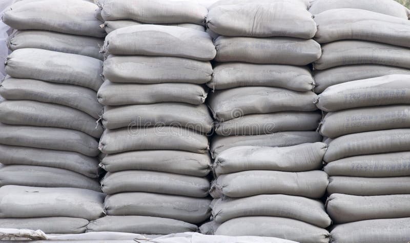 Saco do cimento foto de stock. Imagem de pedreiro, propriedade - 23866574