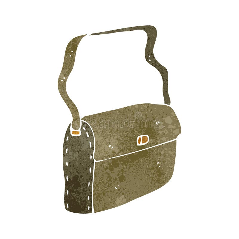 Saco Retro Dos Desenhos Animados Ilustração Stock - Ilustração de arte ...