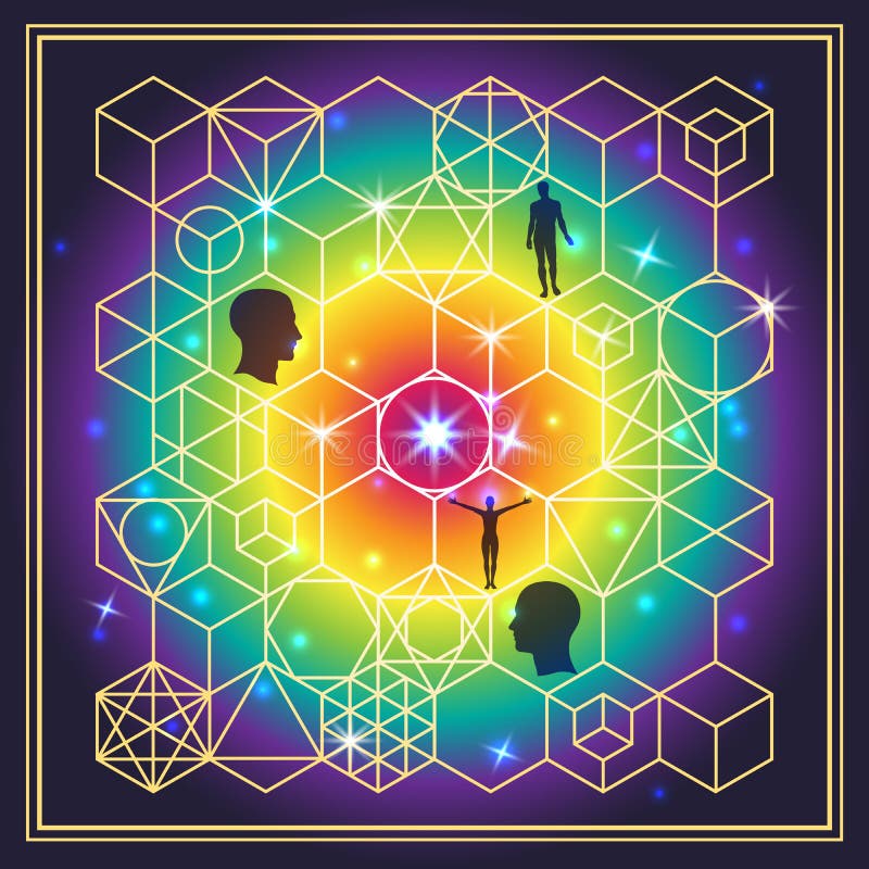 Sacral Geometry stock vector. Illustration of design - 60023516