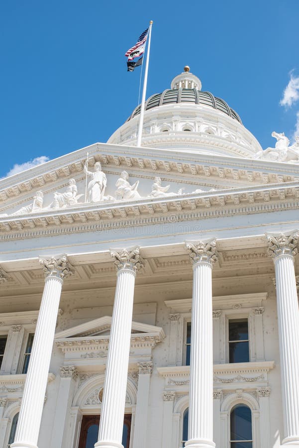 Sacramento State Capitol of California Building Stock Image - Image of ...