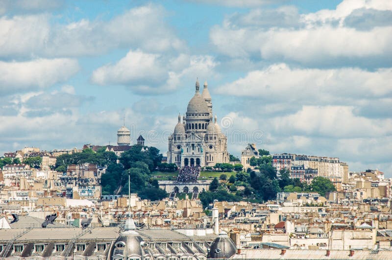 Sacre coer stock photo. Image of montmartre, blue, christianity - 30698142