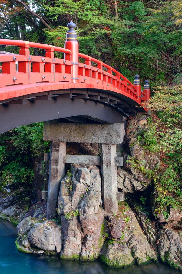 Sacred Bridge of Nikko, Japan Stock Image - Image of scenic, tochigi ...