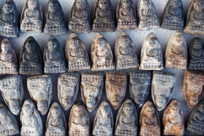 Sacred Buddhist Clay Objects Stock Photo - Image of icon, clay: 78510342