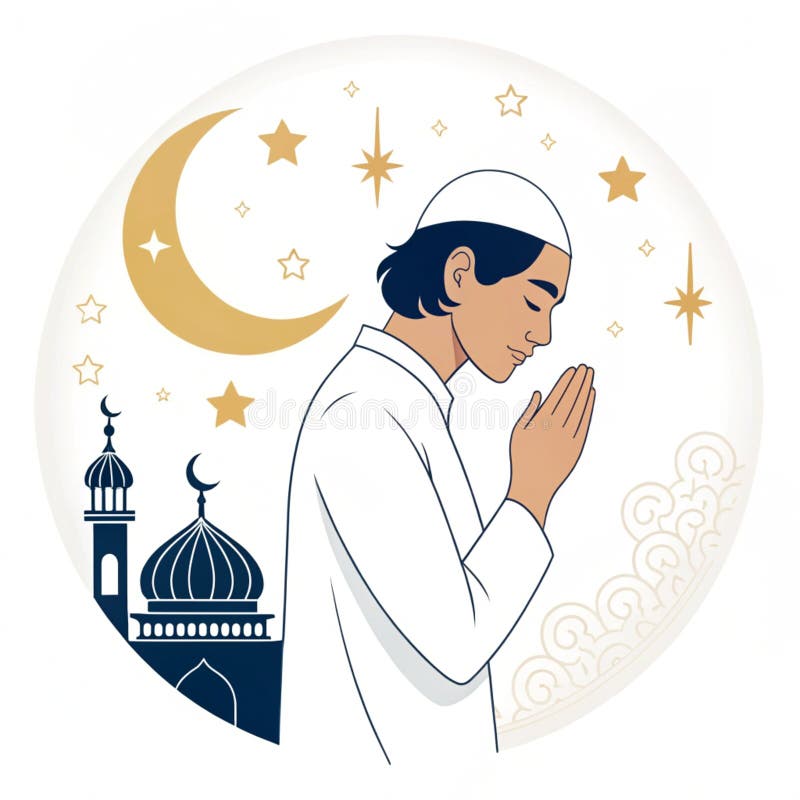 Sacred Fasting Moment Icon Stock Illustrations – 2 Sacred Fasting ...