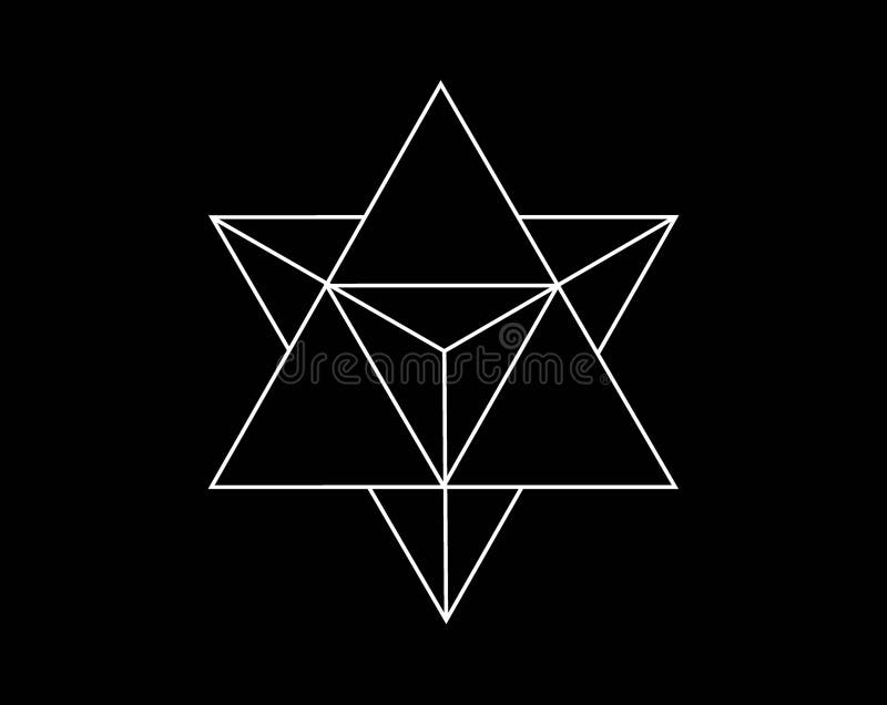 Sacred Geometric Patterns of Merkaba. Sacred Geometry Merkabah Symbol ...