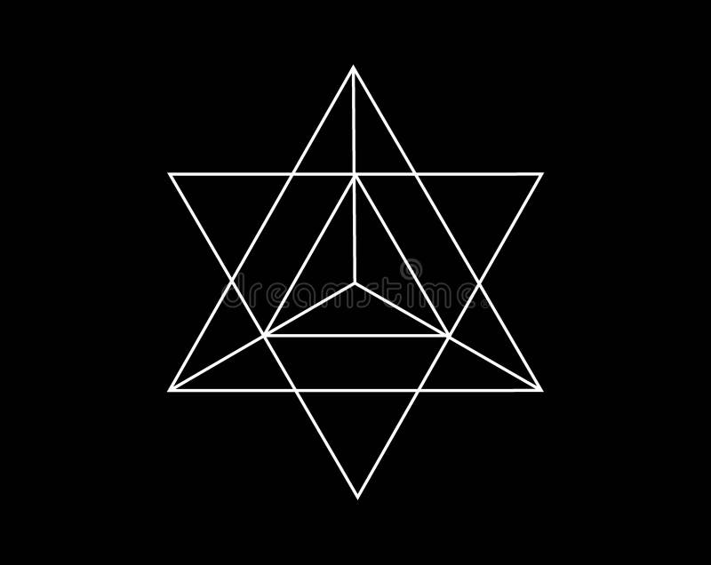 Sacred Geometric Patterns of Merkaba. Sacred Geometry Merkabah Symbol ...