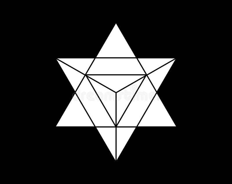 Sacred Geometric Patterns of Merkaba. Sacred Geometry Merkabah Symbol ...