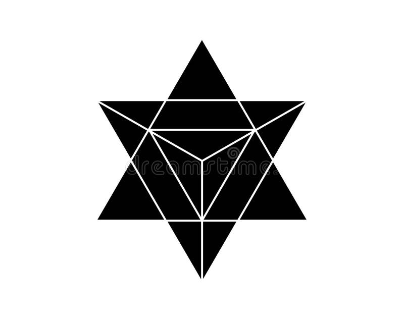 Sacred Geometric Patterns of Merkaba. Sacred Geometry Merkabah Symbol ...