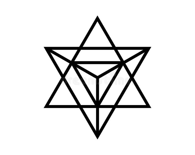 Sacred Geometric Patterns of Merkaba. Sacred Geometry Merkabah Symbol ...