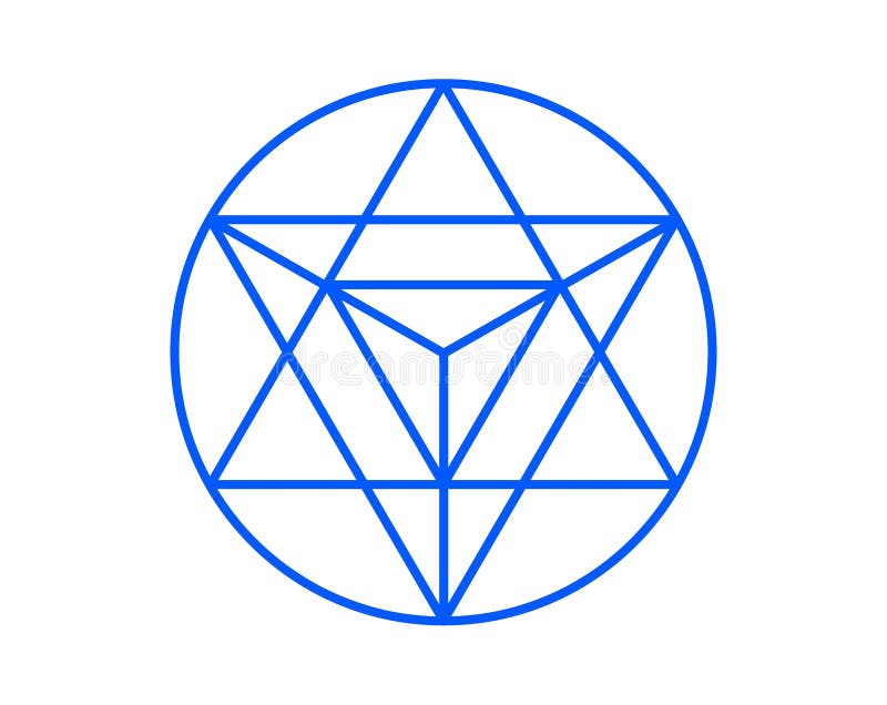 Sacred Geometric Patterns of Merkaba. Sacred Geometry Merkabah Symbol ...