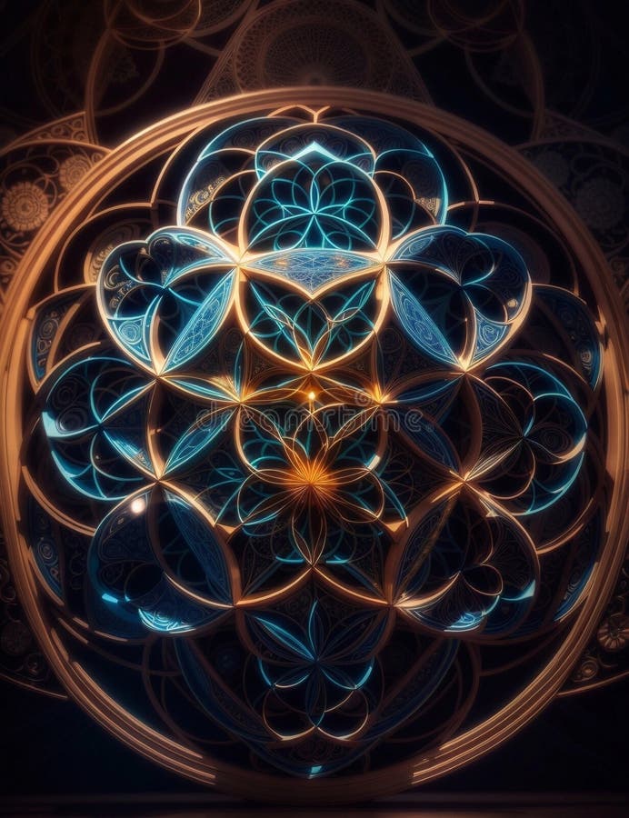 Sacred Geometric Patterns, Similar To Floral Illustrations Stock ...