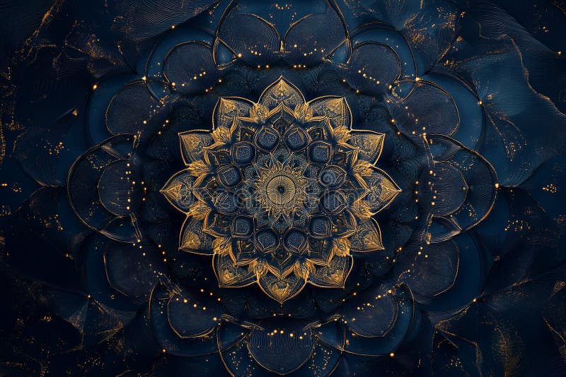 Sacred Geometry Artwork with Intricate Patterns and Vibrant Colors ...