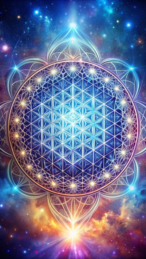 Sacred Geometry a Complex Design. Generative AI Stock Photo - Image of ...