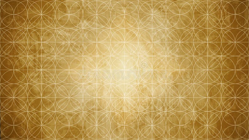 Sacred Geometry in Flower Pattern Shape Stock Illustration ...