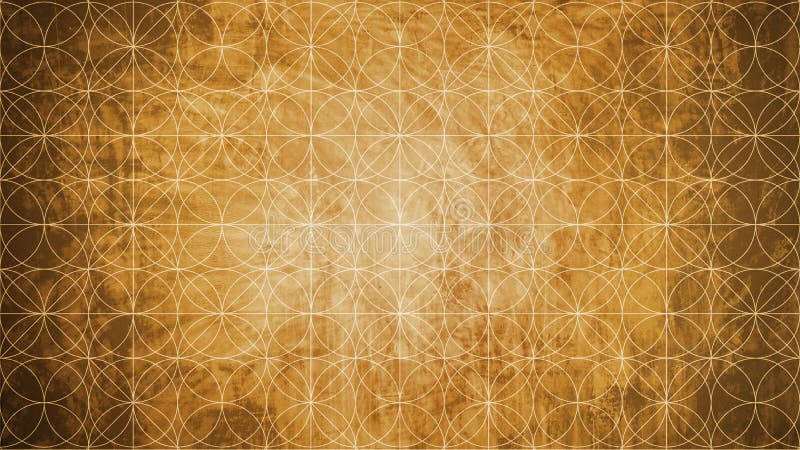 Sacred Geometry in Flower Pattern Shape Stock Illustration ...