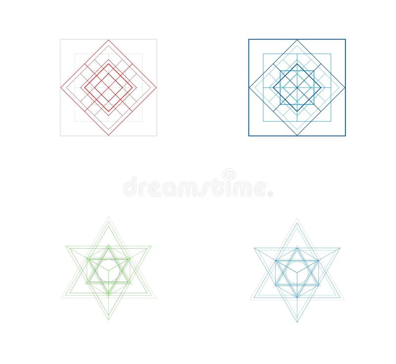 Sacred Geometry Squares Stock Illustrations – 262 Sacred Geometry ...