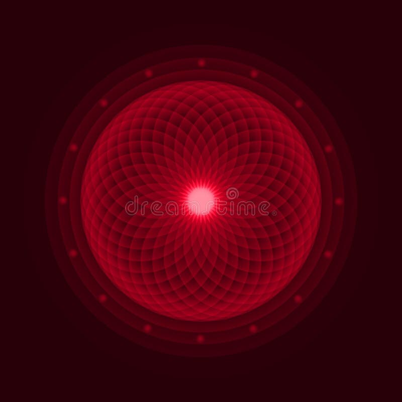 Sacred Geometry, Light Star, Space Illustration, Swirl Trail Eff Stock ...