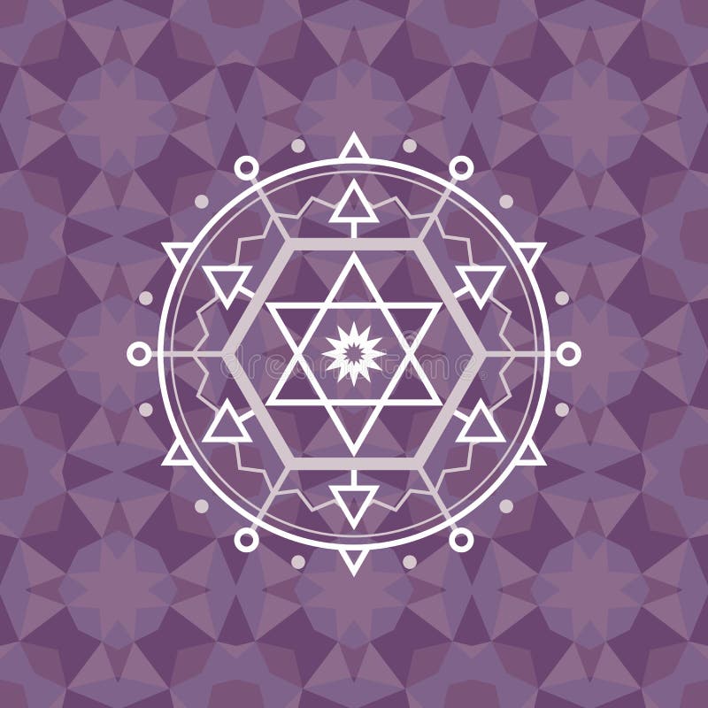 Visualization of Sacred Geometry Stock Illustration - Illustration of ...
