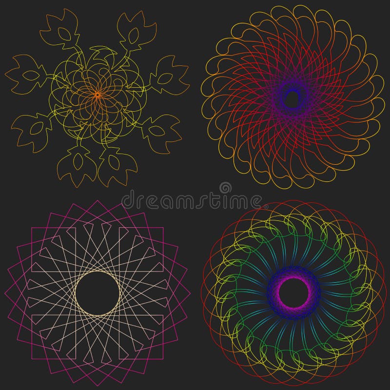 Visualization of Sacred Geometry Stock Illustration - Illustration of ...