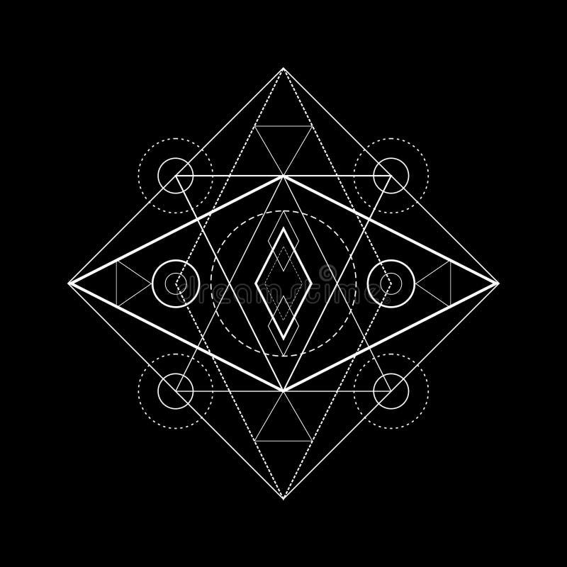 Sacred Geometry Square stock vector. Illustration of exploration ...