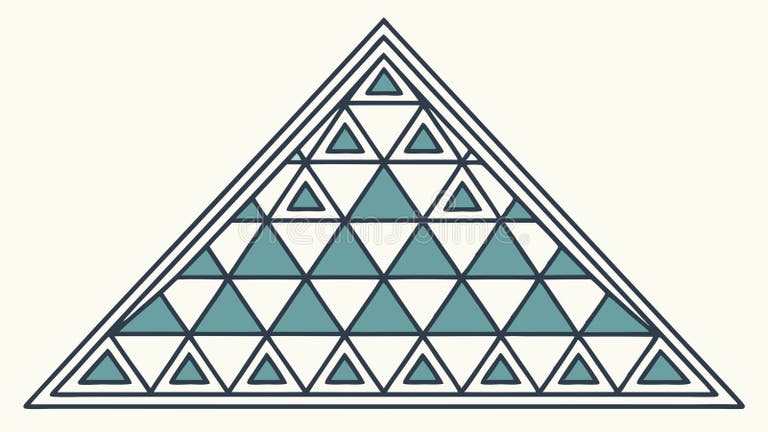 Sacred Geometry Sri Yantra Triangle Pattern Abstract, Vector Design ...