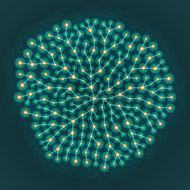 Low Poly 3D Dark Space Polygonal. Innovative Polymer Structure ...