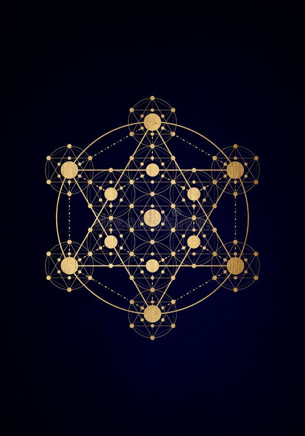 Sacred Geometry Web Banner: Metatron `s Cube. Math, Nature, and ...