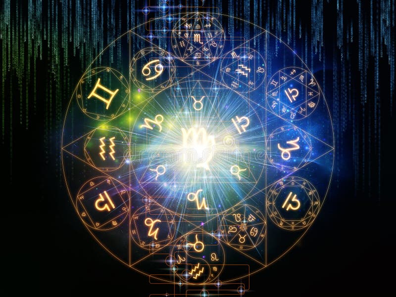 Zodiac Geometry stock illustration. Illustration of sign - 157355383