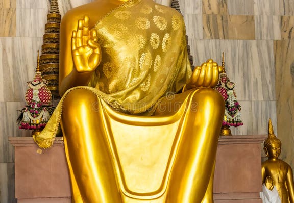Sacred Hand Gesture of Deity Inside Temple Stock Image - Image of ...