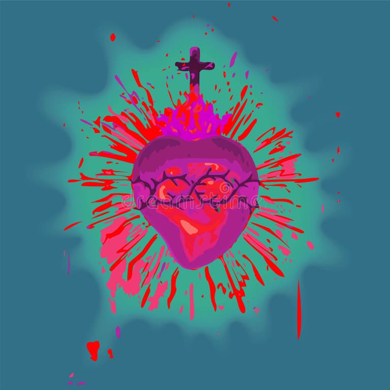 Sacred Heart Jesus Church Stock Illustrations – 1,404 Sacred Heart ...