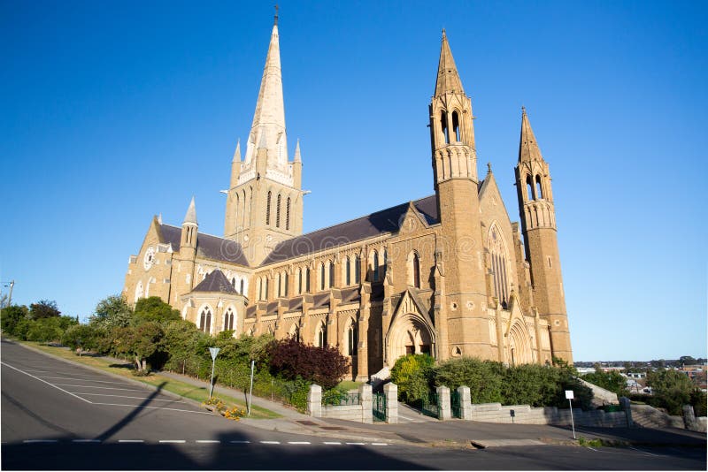 Sacred Heart Cathedral in Bendigo, Australia Stock Photo - Image of ...