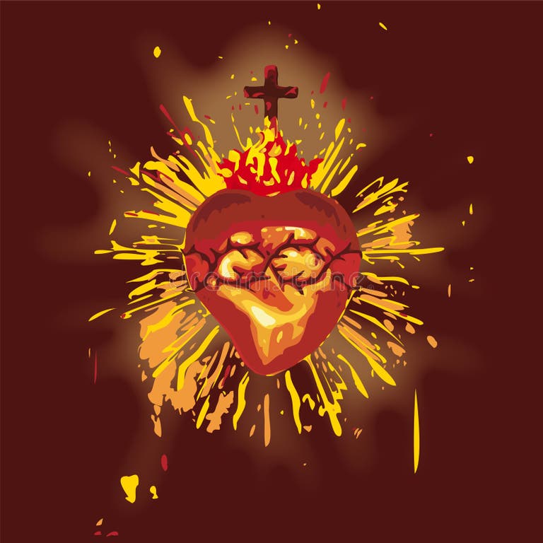 Catholic Heart Stock Illustrations – 7,431 Catholic Heart Stock ...