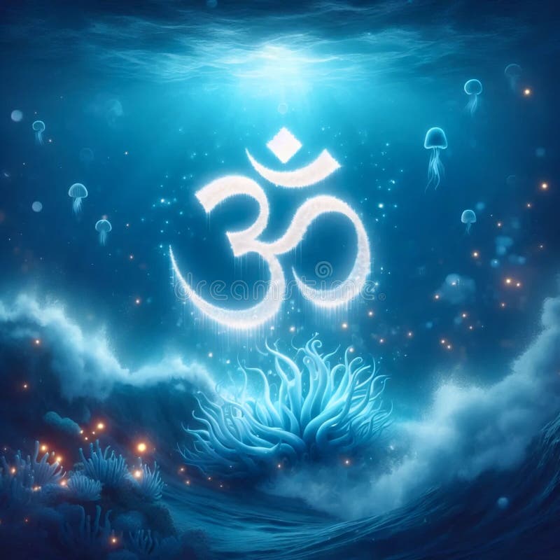 A Sacred Hindu Religious Om Symbol. an Ancient Symbol of Awareness and ...