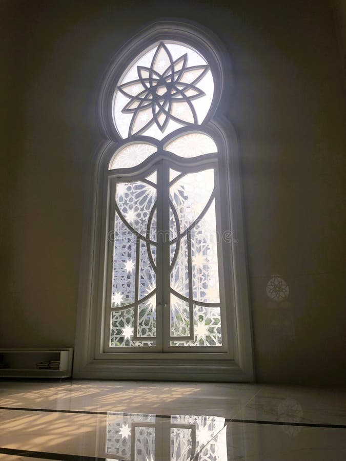 Sacred Light through Islamic Geometry Stock Image - Image of soft ...