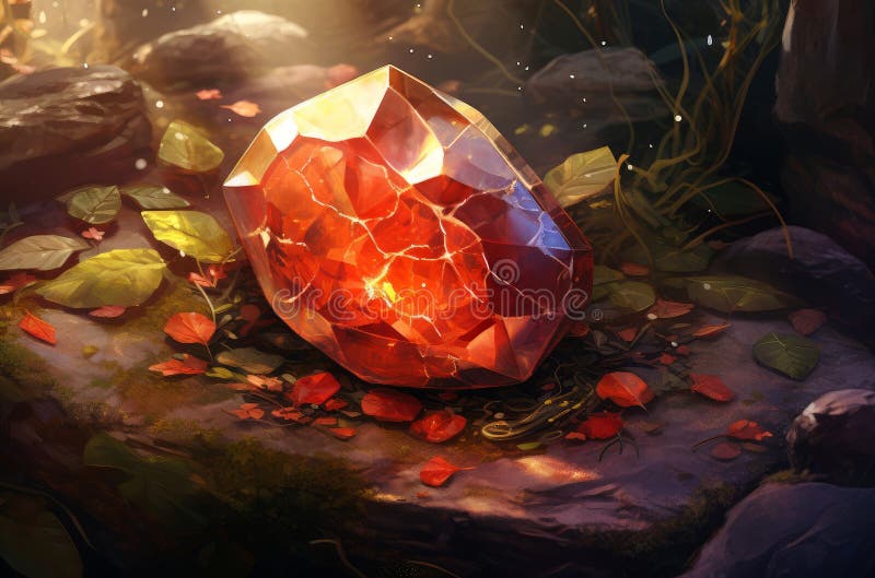 Sacred Magic Stone Ball. Generate Ai Stock Illustration - Illustration ...